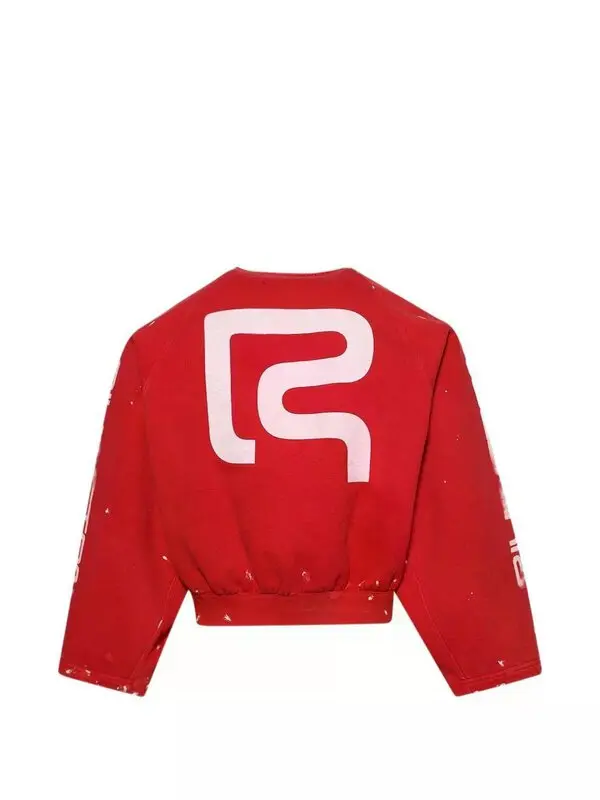 RRR123 Graphic-print Crew-neck Sweatshirt