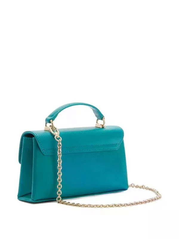 Furla Grained Printed Mini Bag - Blue