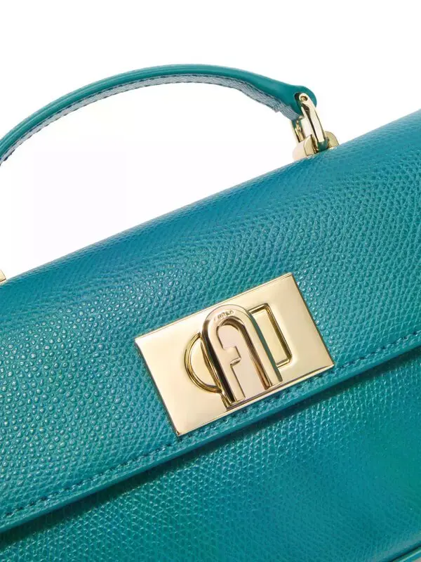 Furla Grained Printed Mini Bag - Blue
