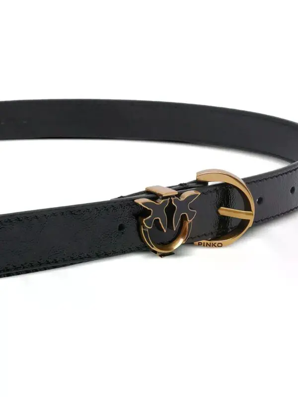 Pinko Love Birds Leather Belt