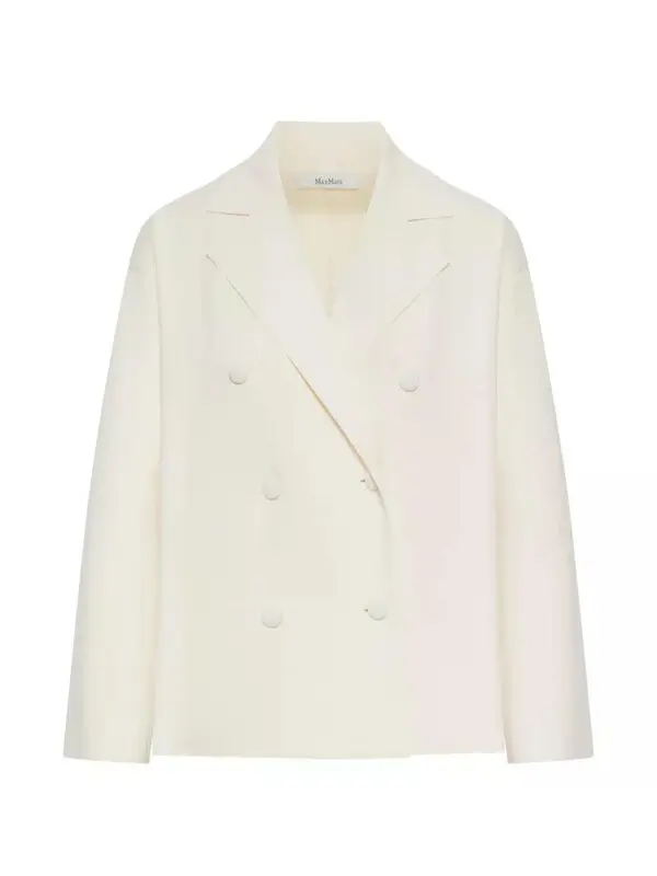 Max Mara Double-breasted Crêpe Jacket