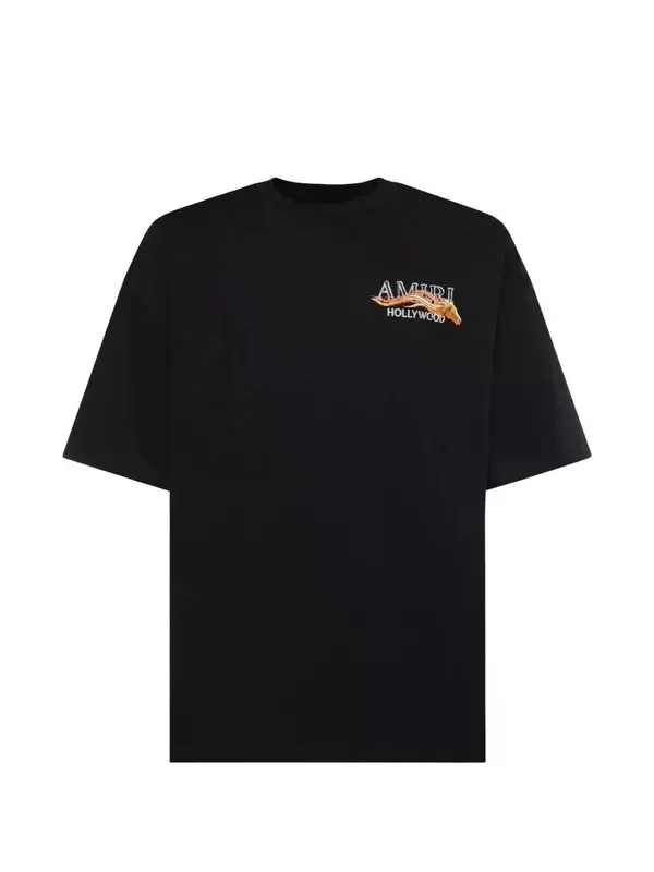 Amiri Hollywood Horse Printed T-shirt - Black