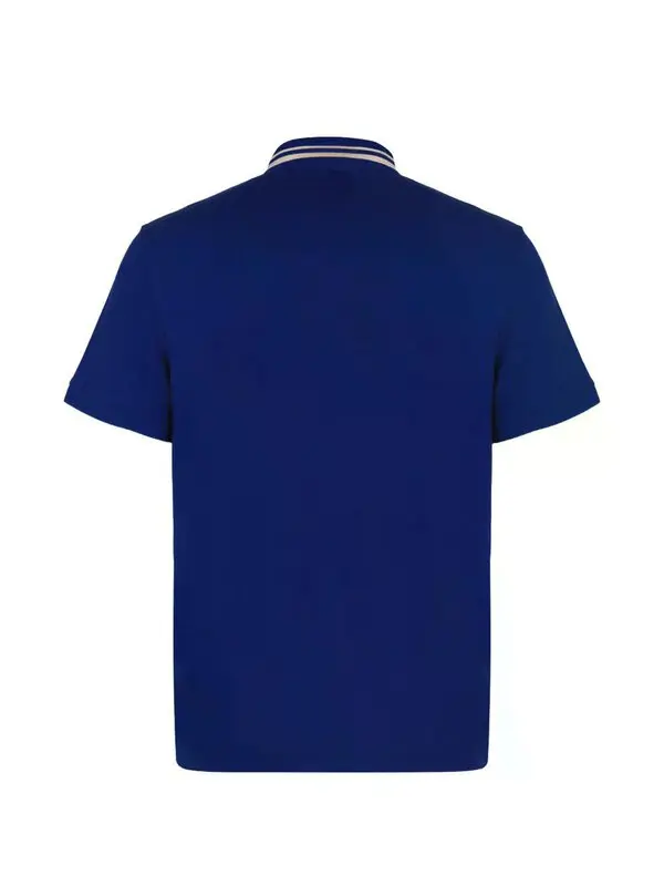 Valentino Garavani Cotton Piqué Polo Shirt With Vlogo Patch
