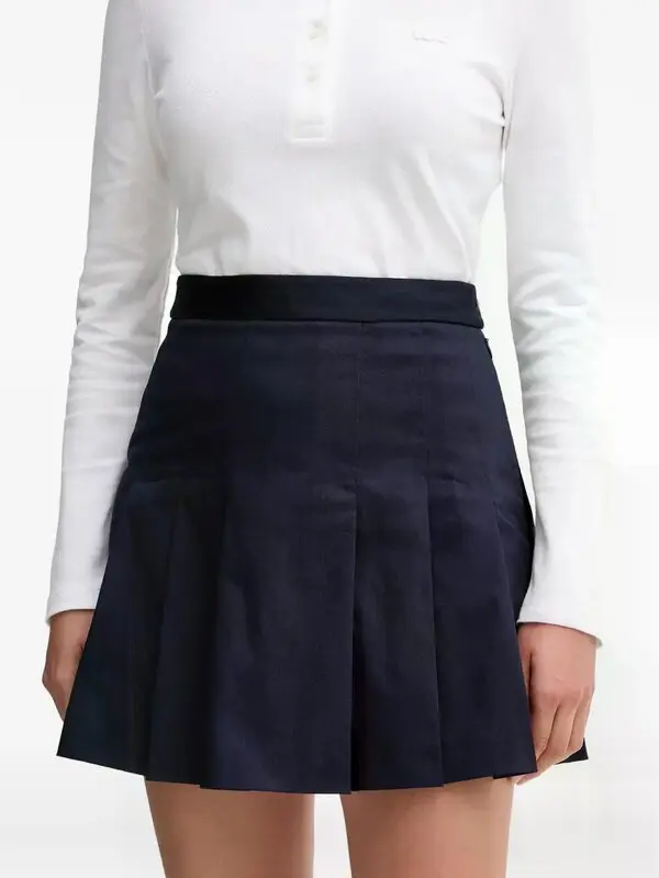 Lacoste Pleated Mini Skirt - Blue
