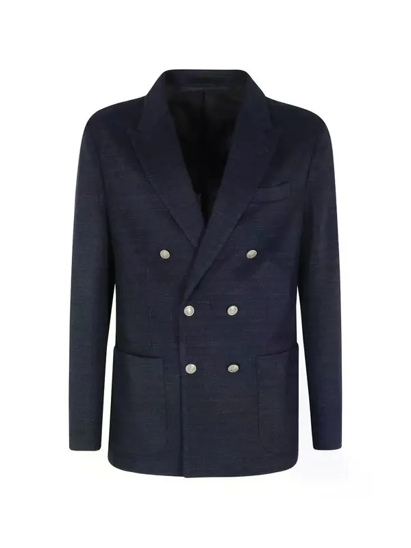 Eleventy Double-breasted Blazer