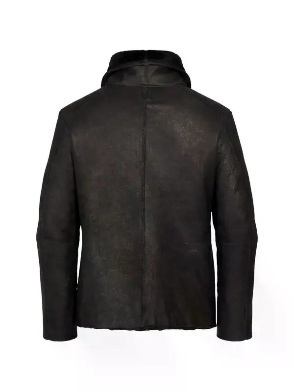 HANNES ROETHER Shearling Collar Jacket