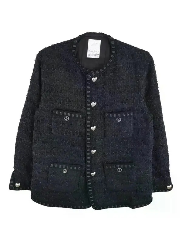 Readymade Heart-button Tweed Jacket