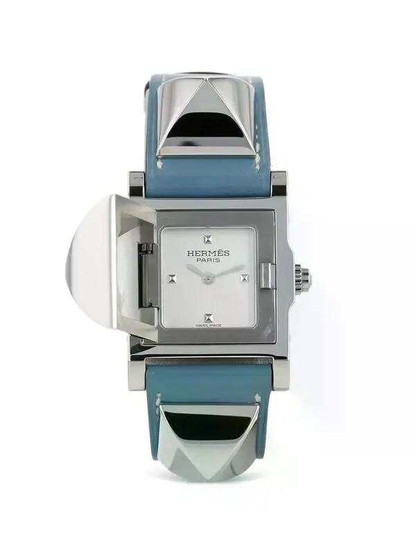 Hermès 2020 Médor Applied Index 23mm Watch - Silver