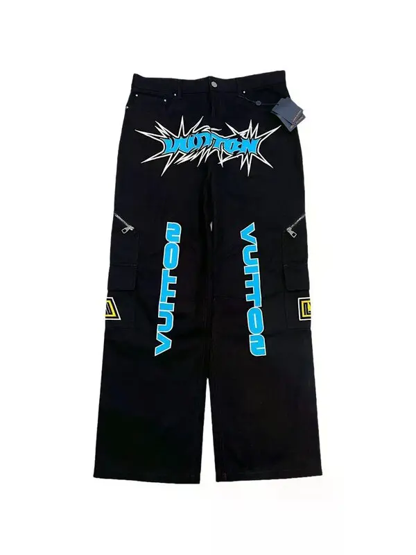 LOUIS VUITTON Racing Urban Wide-leg Jeans