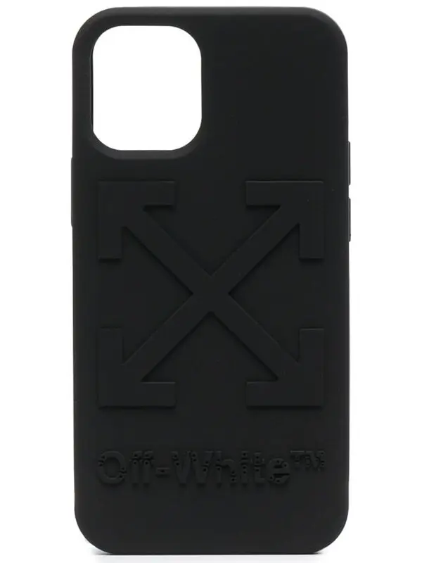 Off-White Arrows Rubber Iphone 12 Mini Case - Black