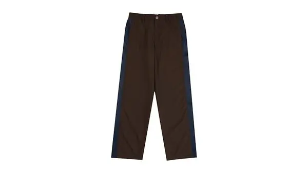 ERIC EMANUEL Ee Baseball Pants - Chocolate/navy Blue