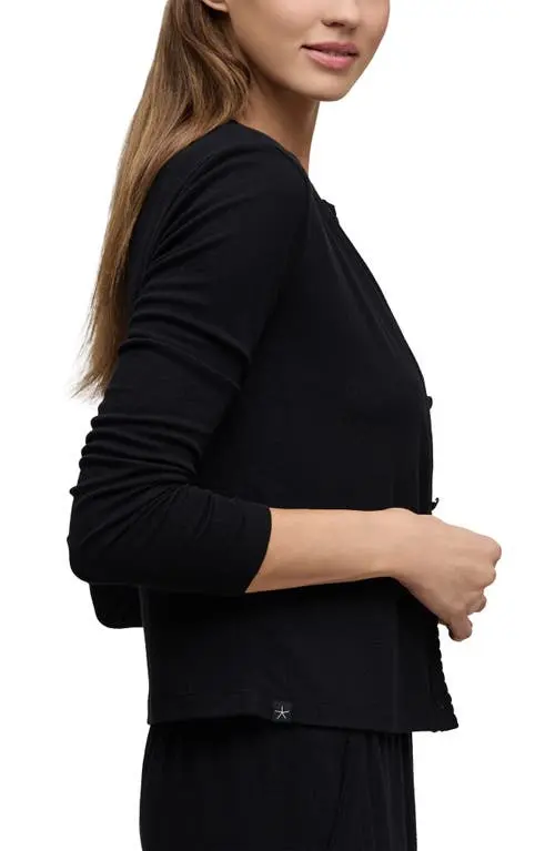 Barefoot Dreams Scalloped Pointelle Cardigan