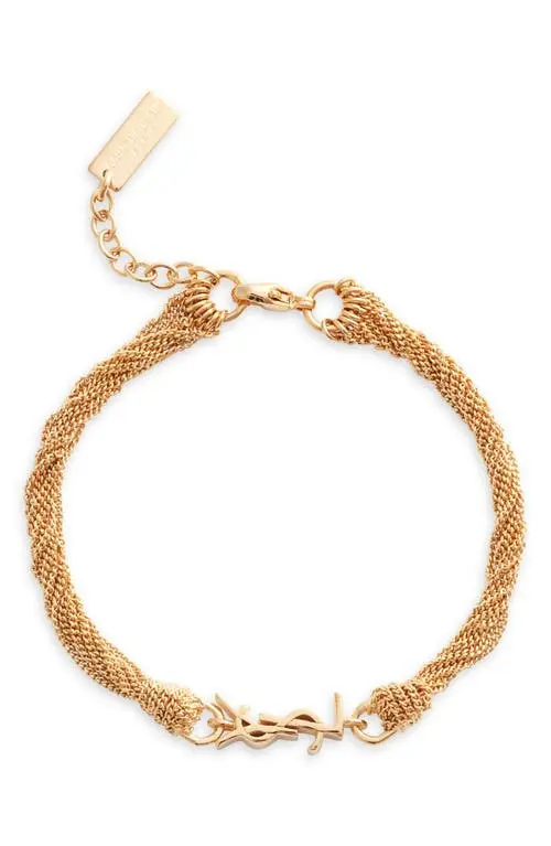Saint Laurent Tassel Bracelet - Gold