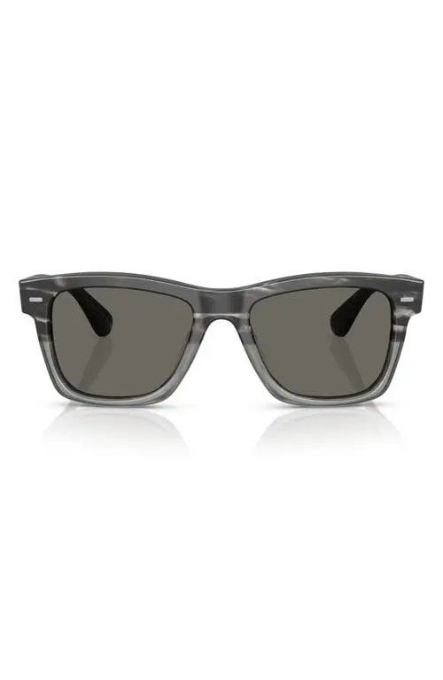Oliver Spencer 54mm Pillow Sunglasses - Semi-matte Storm/carbon Grey