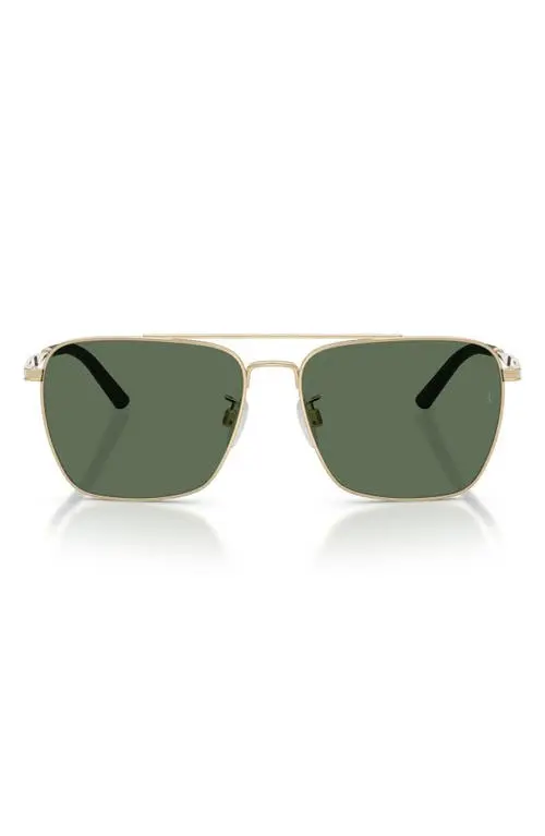 Oliver Spencer X Roger Federer R-15 Polarized Sunglasses - Brushed Gold/polar