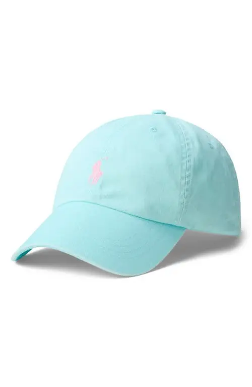 Polo Ralph Lauren Cotton Chino Baseball Cap - New Aqua