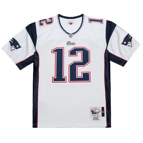 Mitchell & Ness Tom Brady New England Patriots 2000 Big & Tall Legacy Replica Jersey - White