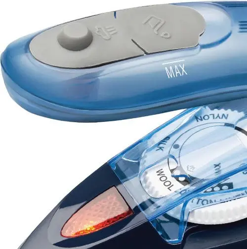 BRENTWOOD Dual-voltage Nonstick Travel Steam Iron