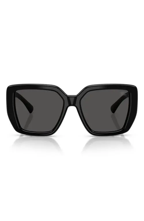 Burberry 54mm Square Sunglasses - Black/dark Grey