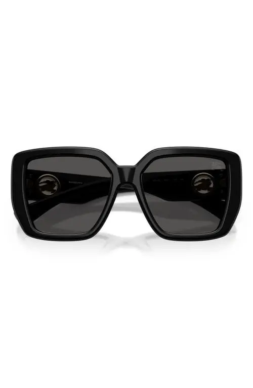 Burberry 54mm Square Sunglasses - Black/dark Grey
