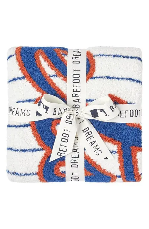 Barefoot Dreams X Mlb Cozychic® Stroller Blanket - Mets Multi
