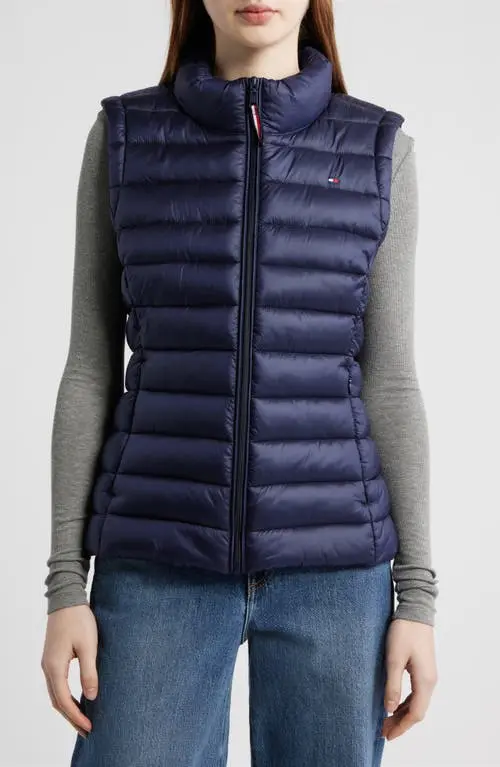 Tommy Hilfiger Quilted Packable Vest - Navy