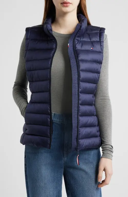 Tommy Hilfiger Quilted Packable Vest - Navy