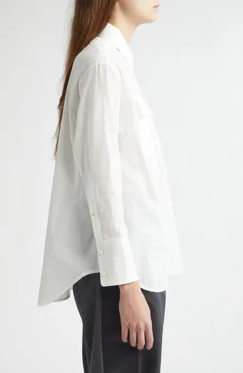 UNDERCOVERISM Raw Edge Cotton Poplin Shirt