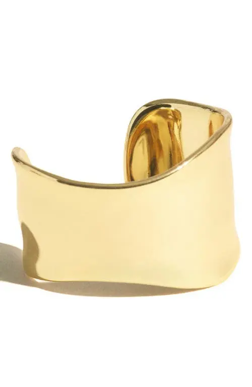 Madewell Wide Cuff Bracelet - Antique Gold