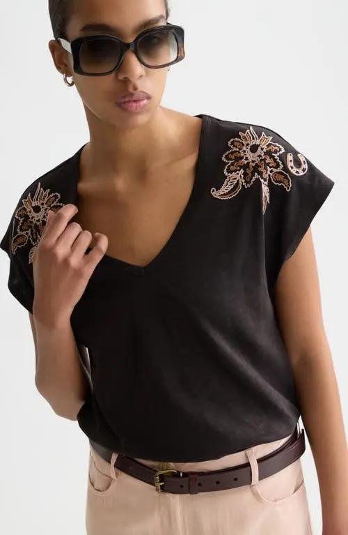 Scotch & Soda Embroidered Graphic T-shirt