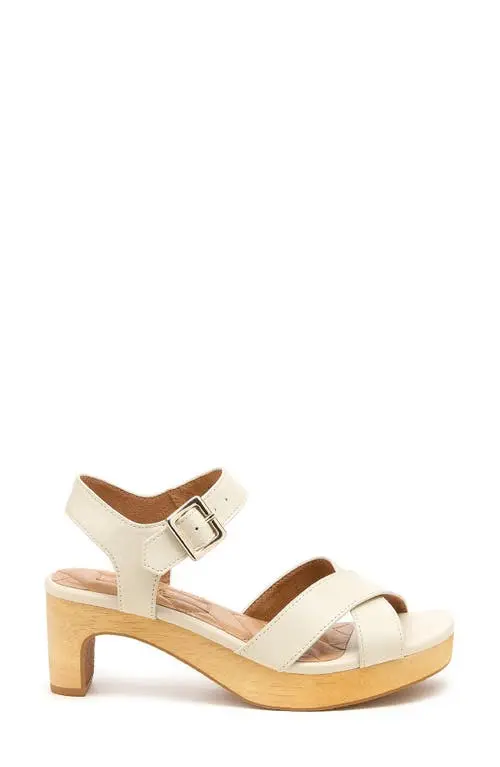 KELSI DAGGER BROOKLYN Riv Crossover Strap Sandal - Salt