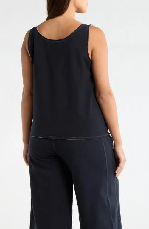Lyssé Reversible Essential Stretch Cotton Tank