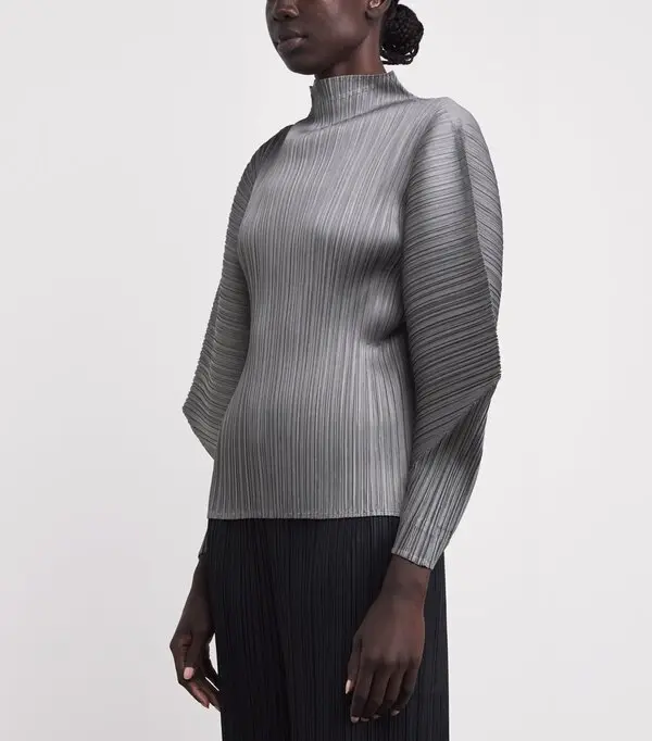 Issey Miyake Skyline High-neck Top