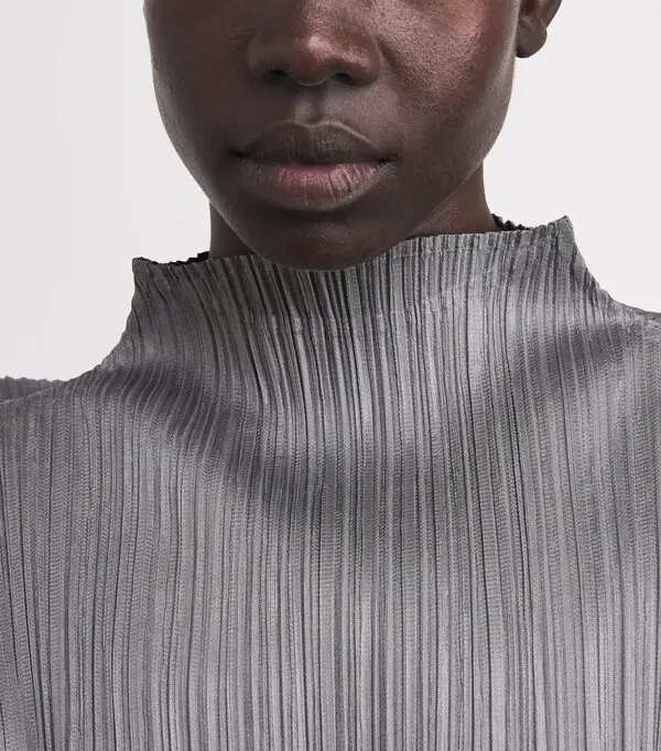 Issey Miyake Skyline High-neck Top