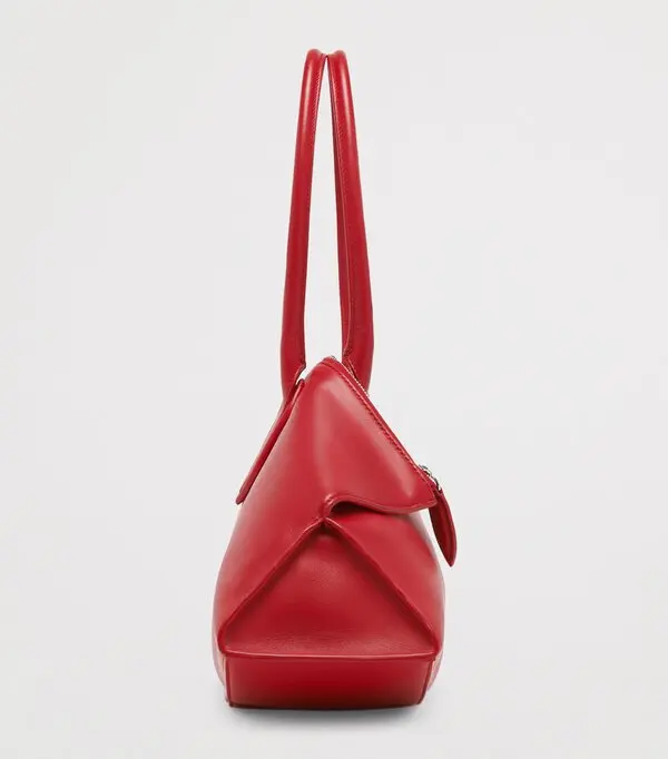 Alexander McQueen Leather Manta Shoulder Bag - Red