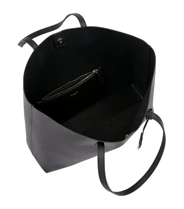 Saint Laurent Shopping E/w Tote Bag - Black