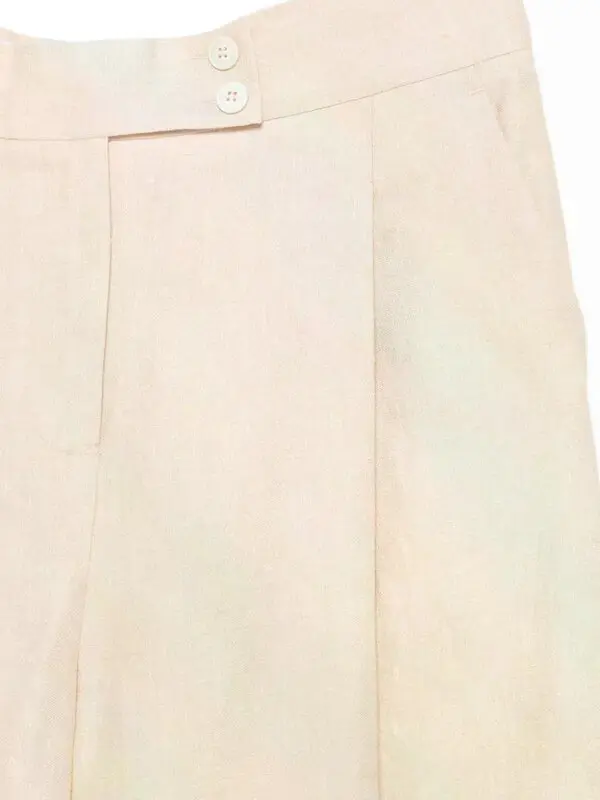 Eleventy Button-closure Wide Leg Trousers