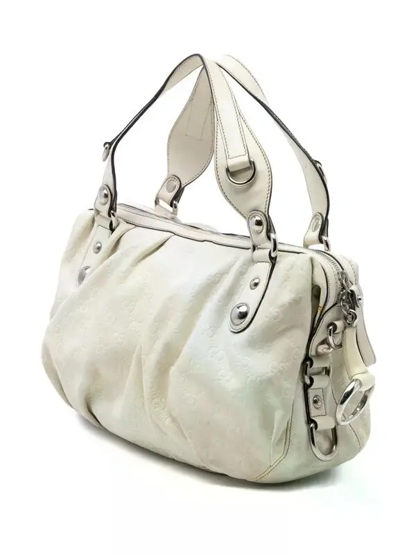 Gucci Sima Icon Bit Satchel - White
