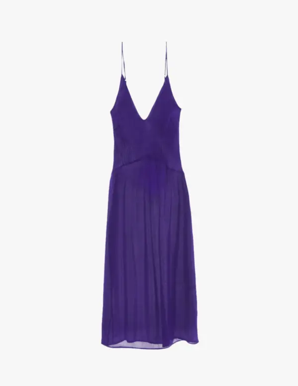 Araks Cadel Slip Dress - Purple