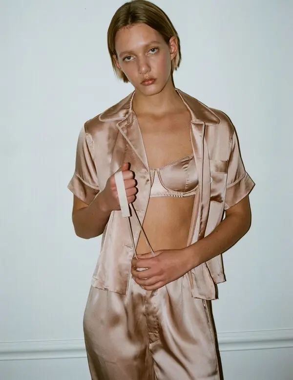 Araks Shelby Pajama Top - Nude