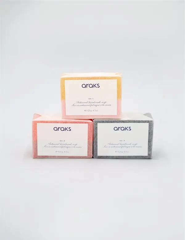Araks Artisanal Soap ~ Set Of 3 - Three Pack