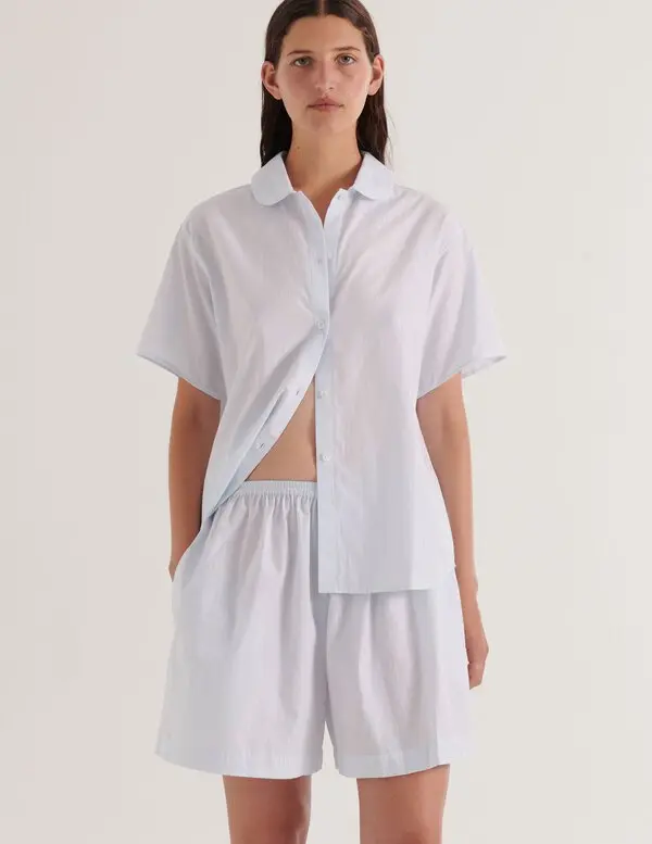 Araks Samira Pajama Top Silver Stripe