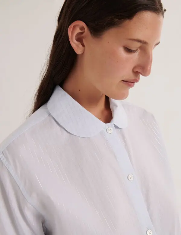 Araks Samira Pajama Top Silver Stripe