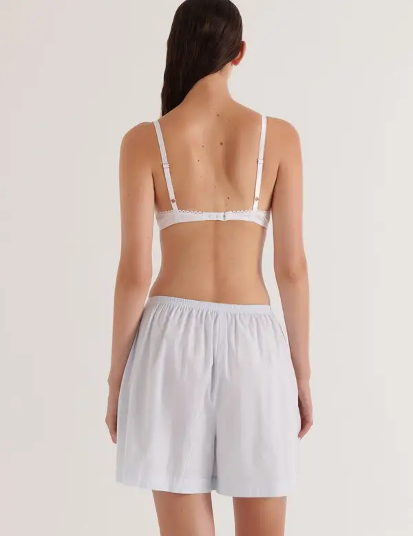 Araks Rose Boxer Short Lurex Silver
