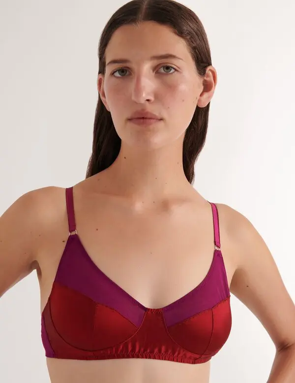 Araks Willow Bralette Cranberry - Orange