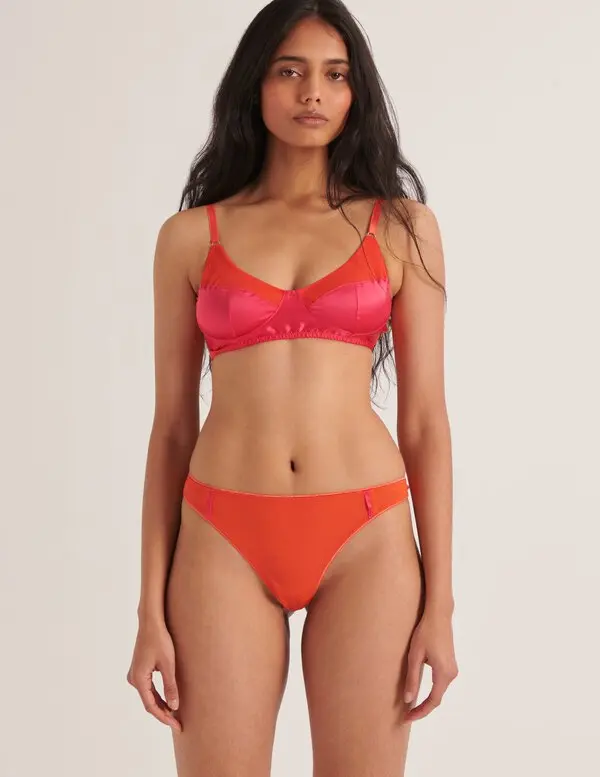 Araks Willow Bralette Hibiscus - Orange