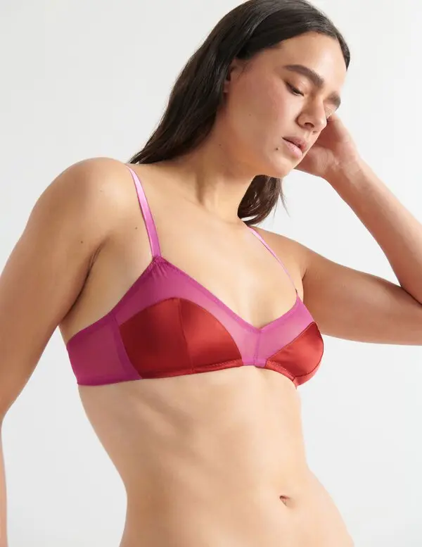 Araks Beatrice Bralette Berry Sangria - Red