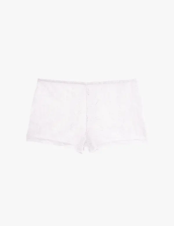 Araks Guinevere Lace Lounge Shorts - White