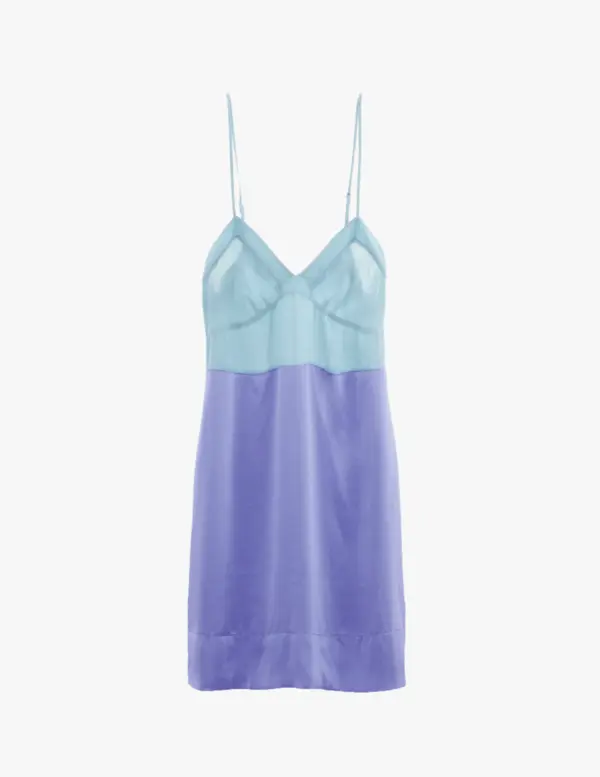 Araks Holly Silk Slip - Blue