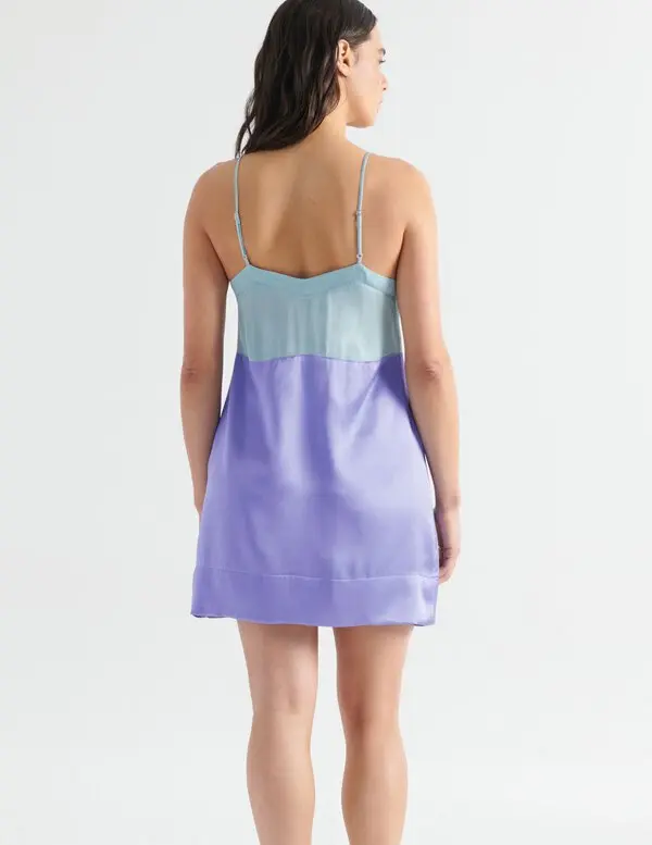 Araks Holly Silk Slip - Blue